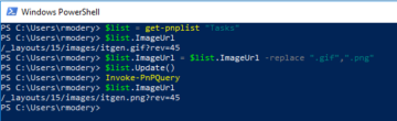 Updating SharePoint Online List Icons with PowerShell – Rene Modery